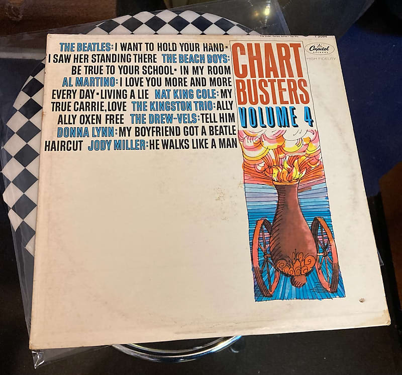 Capitol Chartbusters Volume 4 Vinyl Record circa 1960s fun | Reverb