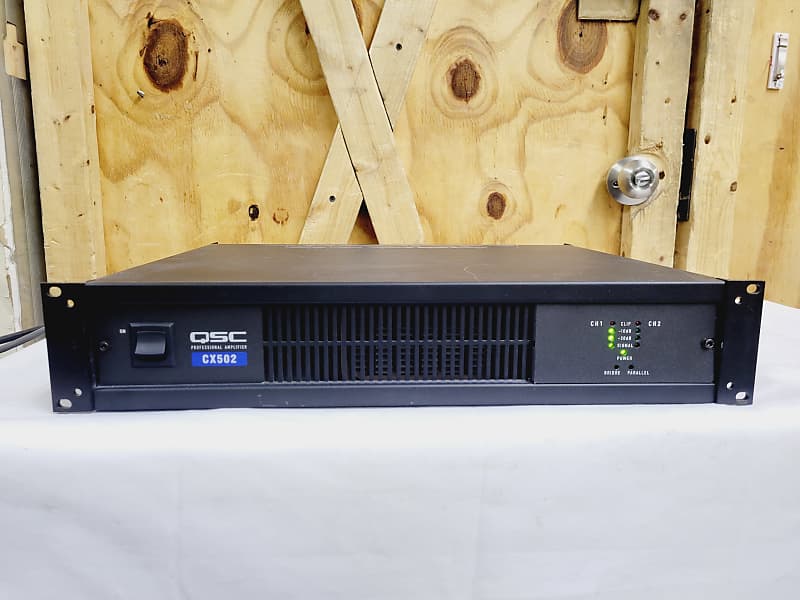 QSC CX502 2-Channel 500W Power Amplifier | Reverb