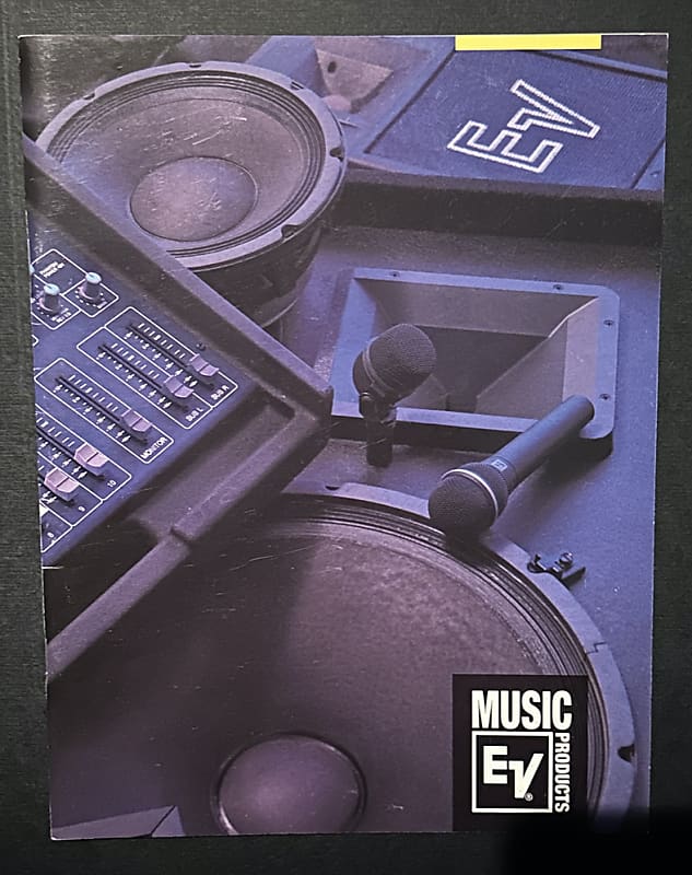 Vintage Electro-Voice (EV) Music Products Catalog | Reverb