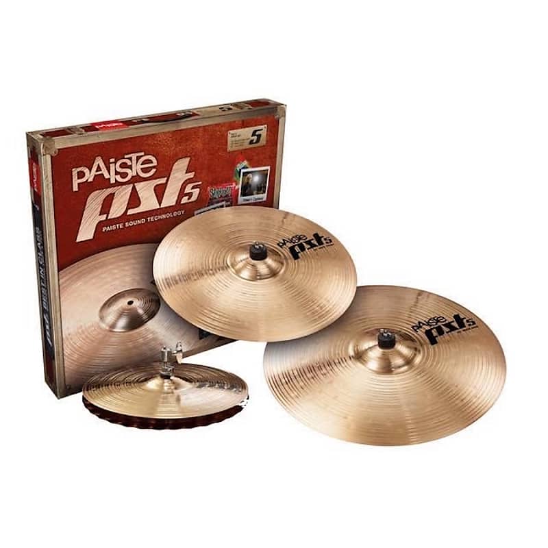 Paiste PST5 Rock Set - Hi-Hat 14'' & Crash 16'' & Ride 20'' | Reverb
