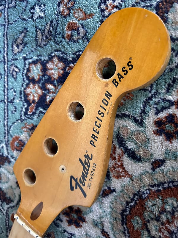 Fender Precision Bass Neck 1976 - Maple | Reverb
