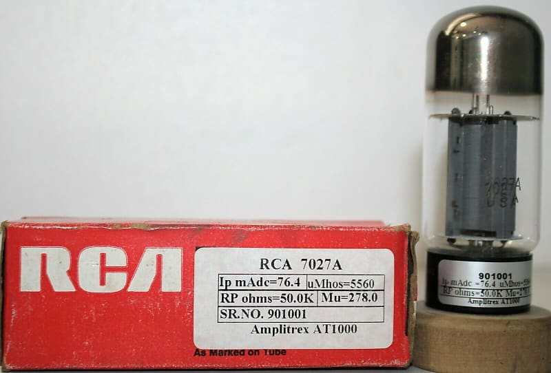 NOS NIB 7027A RCA Made U.S.A Amplitrex Tested #901001 | Reverb