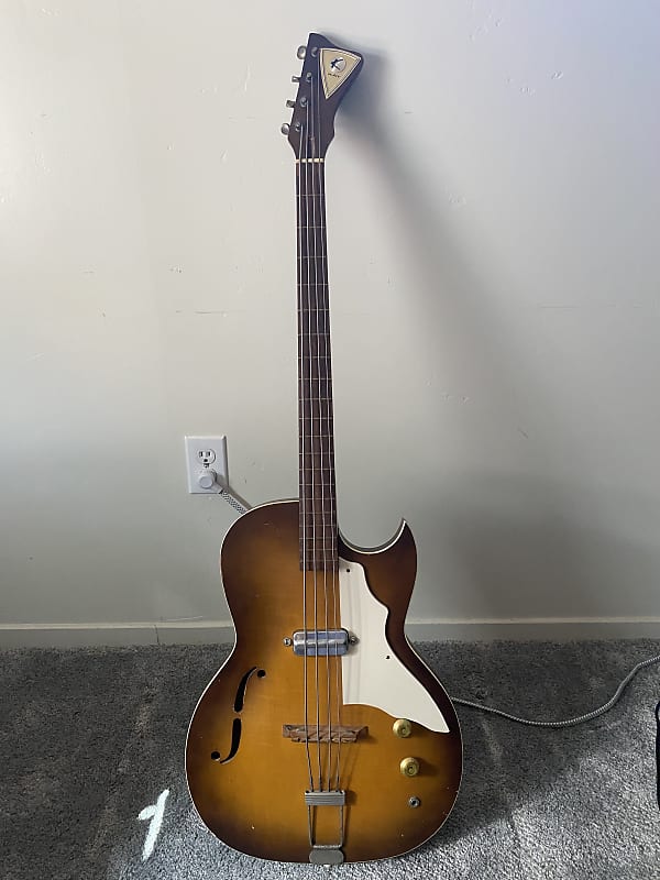 Kay Bass 1960's Sunburst | Reverb