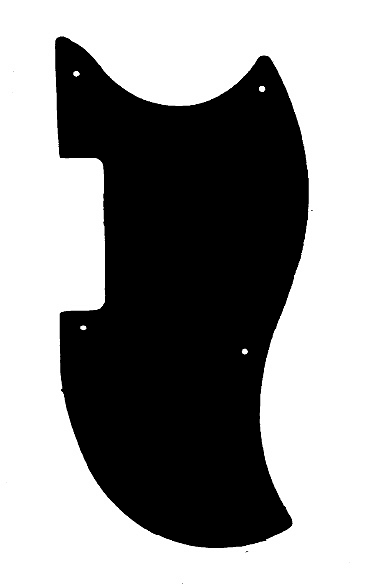 Custom Pickguard For 2010-2020 Made in China Epiphone EB-3 | Reverb