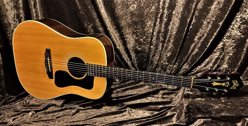 Guild D50 1986 Natural Top Rosewood Dreadnought D-50 Guild | Reverb