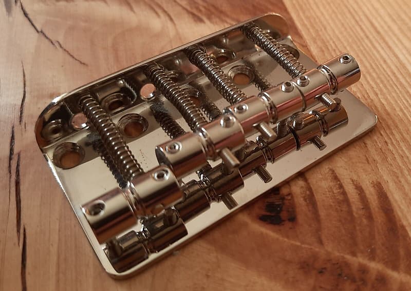 Squier Jazz/Precision Bass Bridge 2021 Chrome | Reverb