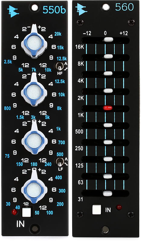 API 550b 500 Series 4-band Equalizer Bundle with API 560 500 | Reverb