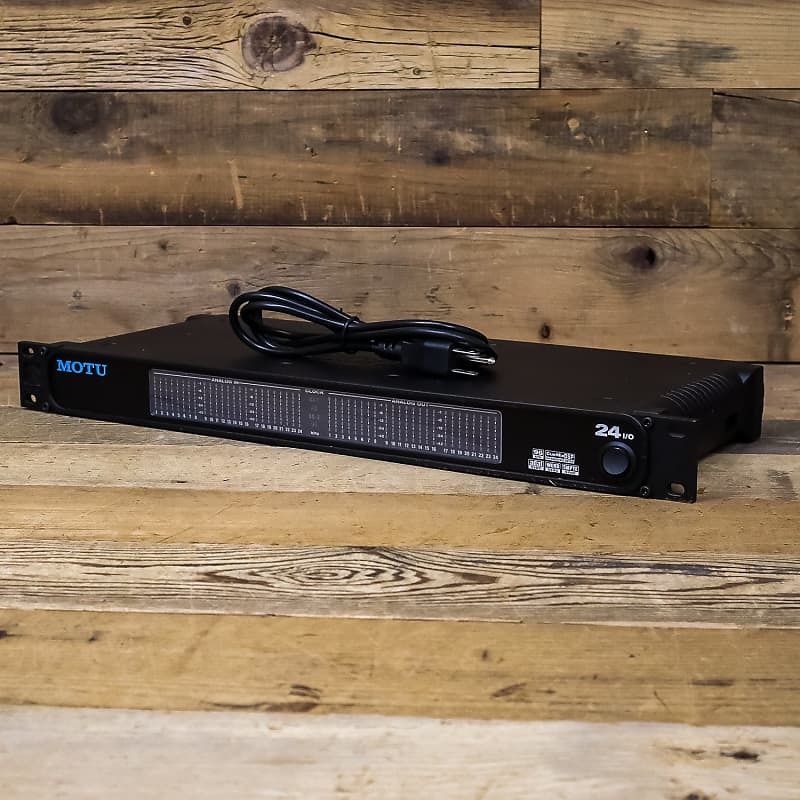 MOTU 24 I/O 24-Channel AD DA Converter 24IO Audio Audiowire | Reverb