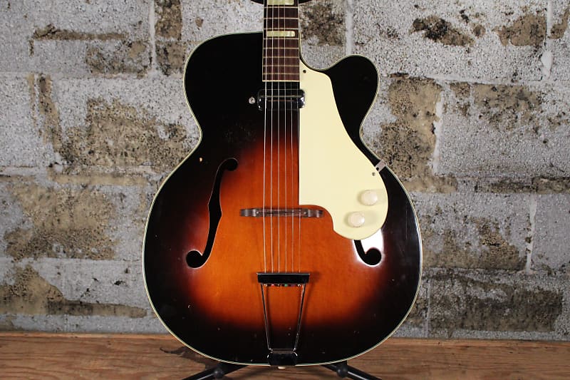 Vintage Kay Model 8901 Jumbo Archtop Sunburst Modified w/ | Reverb