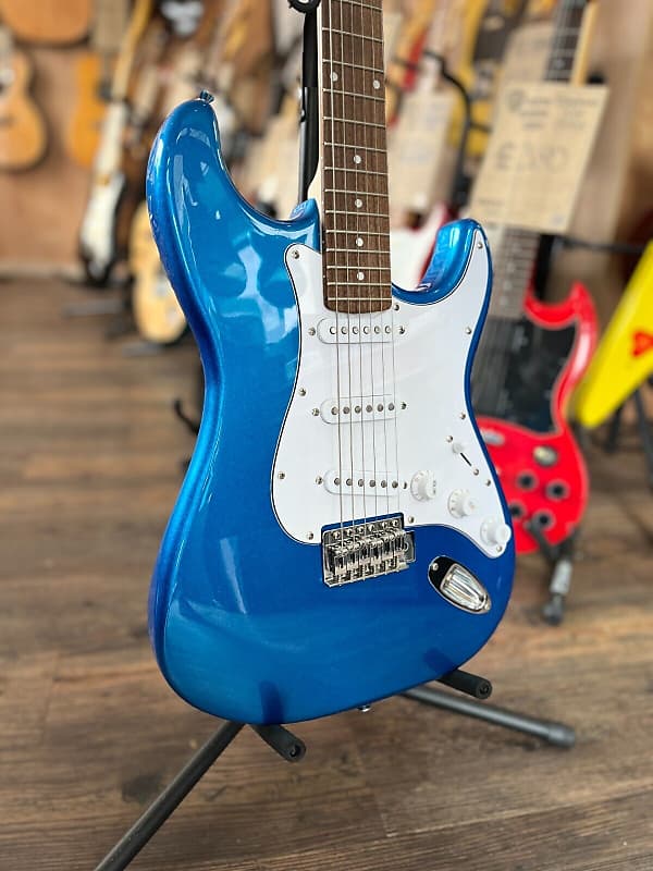 Vision S-Style Electric Guitar in Blue (made by MSA) | Reverb