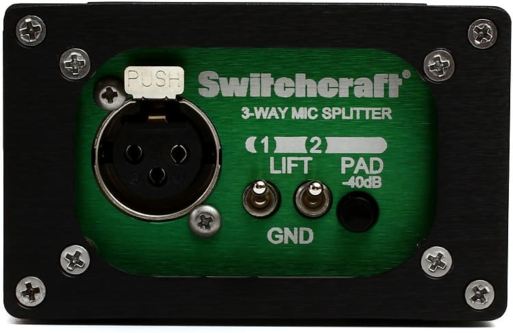 Switchcraft RMAS1 Single Channel Microphone Splitter | Reverb