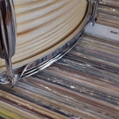 14x5.75 ash solid shell steam bent snare drum by Erie drums | Reverb