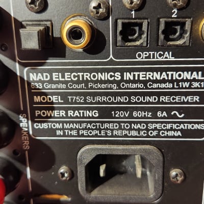 NAD T752 Surround Sound Receiver Unit | Reverb
