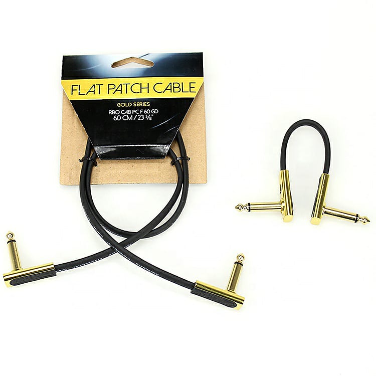 3 Pack - 6" Rockboard Patch Cables - Gold Plated | Reverb