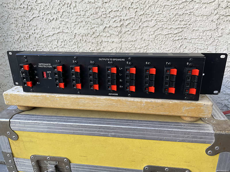 Advantage ADV4008 Speaker Distribution Hub Supports 8 Pair | Reverb