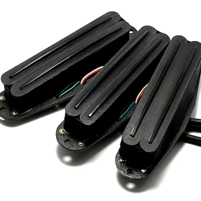 Dragonfire Duo Rails SSS Set Strat Sized Humbucker Pickups ~ | Reverb