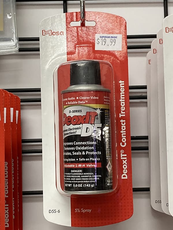 Hosa D5S-6 Deoxit contact treatment - 5 Oz | Reverb