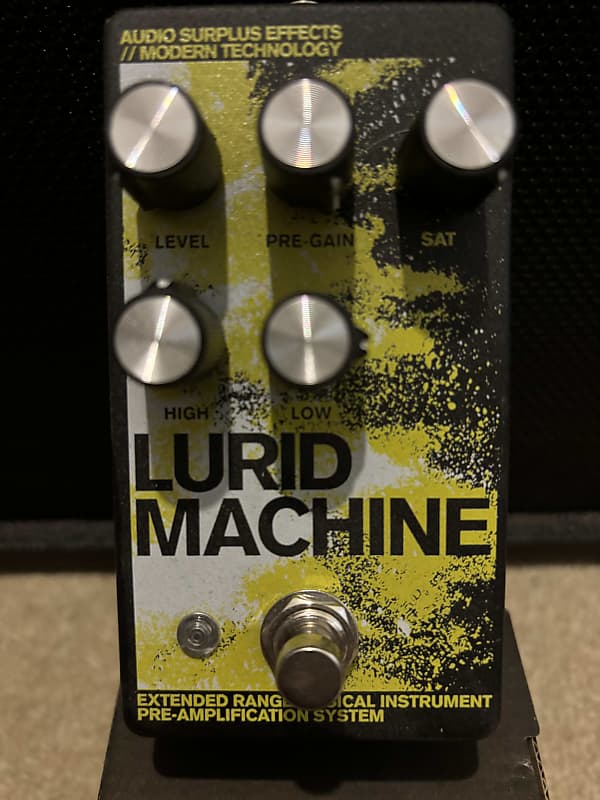 Audio Surplus Effects Lurid Machine 2023 - Black/Yellow | Reverb
