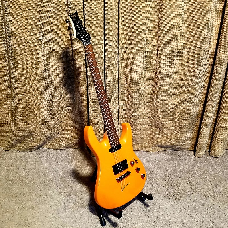 Mitchell MD200 Double-Cutaway Electric Guitar Orange - String | Reverb