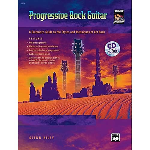 Progressive Rock Guitar (Book & CD) Glenn Riley | Reverb