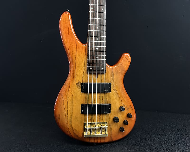 Yamaha TRB 5II 5-String Bass MIJ 1998 - Trans Amber w/ HSC | Reverb