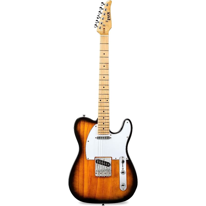 LyxPro 39” Telecaster Electric Guitar TL Series, C-Shape | Reverb