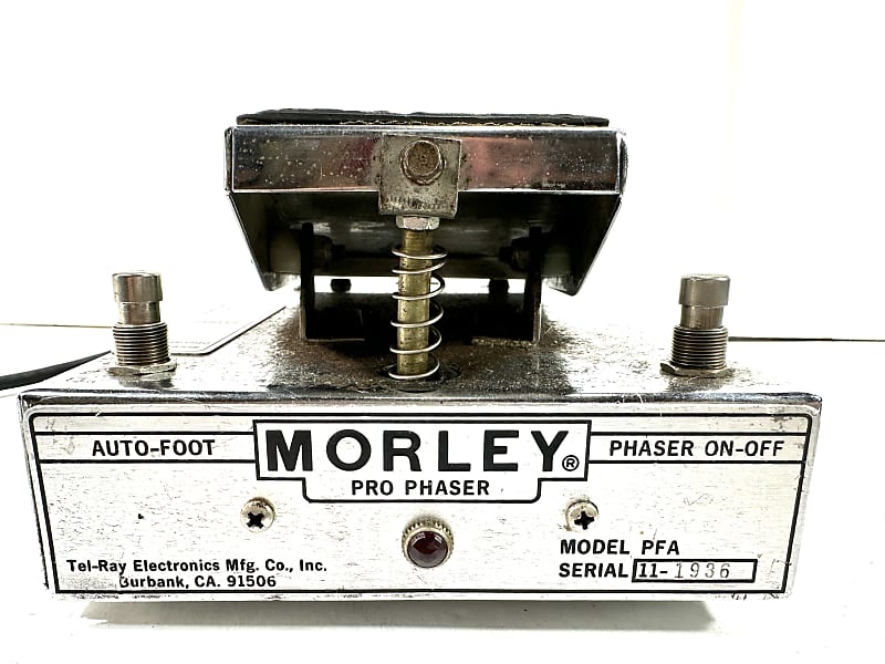 Morley vintage phasor pedal with an expression pedal mutron | Reverb