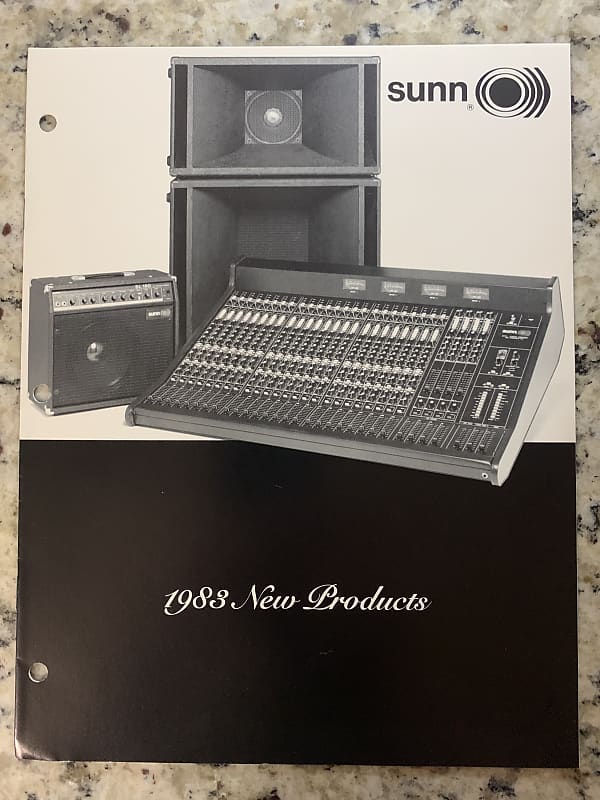Sunn PA Catalog 1983 | Reverb