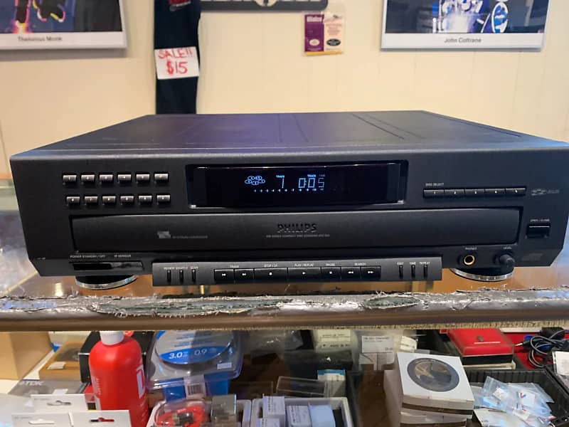 Philips CDC-925 Cd Carousel * 5 Discs - Black | Reverb