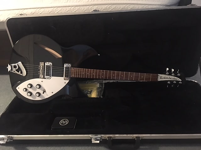 Rickenbacker 330 Jetglo with Mastery Bridge | Reverb