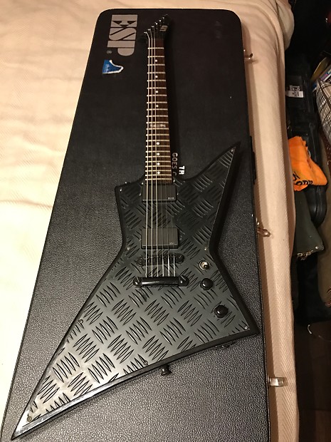 ESP LTD EX-400BD 2005-2006 black diamond plate | Reverb