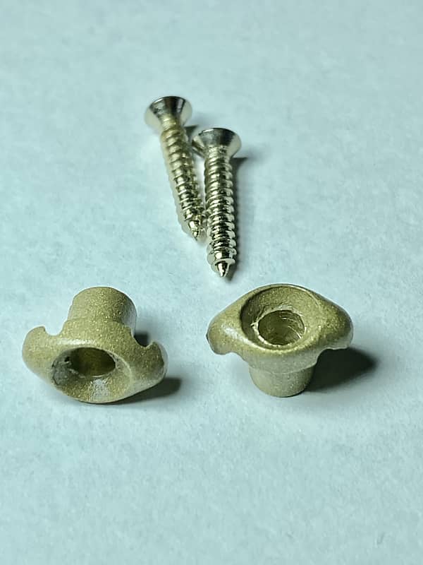 Guitar Bell Bronze String Trees parts, Natural Bronze, | Reverb