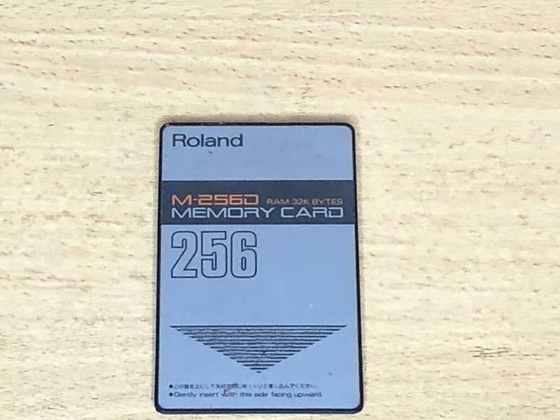 Roland M-256D Memory Card | Reverb