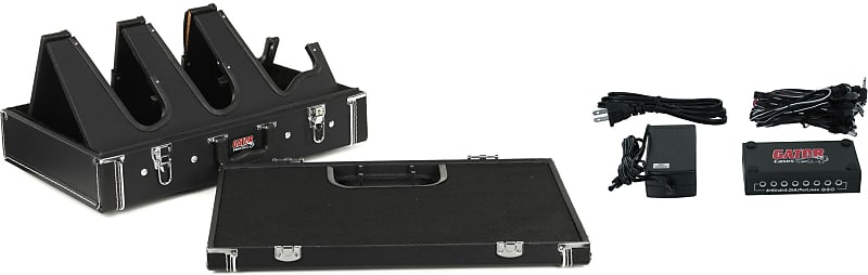 Gator Gig-Box Jr. All-in-one Pedalboard and 3 Guitar Stand in | Reverb