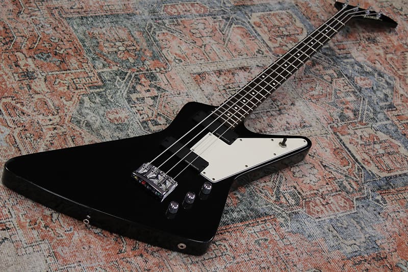 Hamer Explorer Bass - Black | Reverb