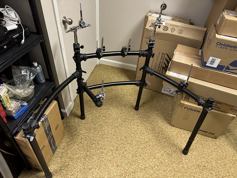 Roland MDS-9 V-Drum Rack Fully Loaded, 2 Cymbal Arms, 4 Pad | Reverb