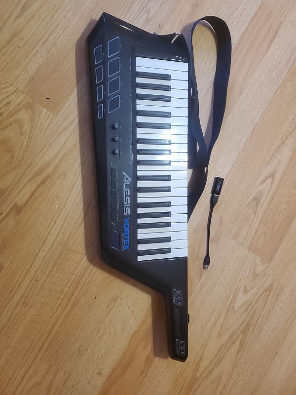 Alesis Vortex USB/MIDI Keytar Controller 2010s - Black | Reverb