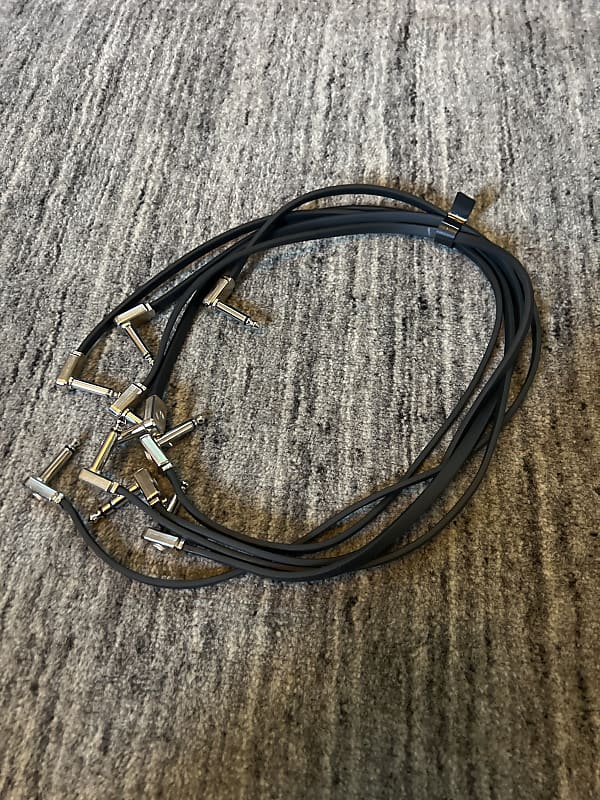 Ernie Ball (5) 24 inch flat patch cables | Reverb