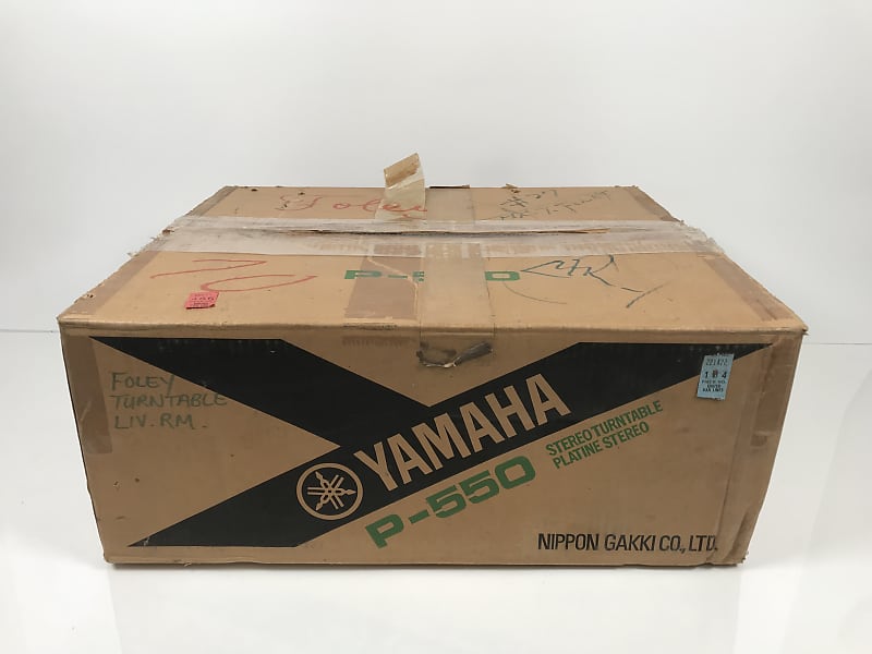 Yamaha P-550 FG Servo D.D. Full Automatic Turntable Record | Reverb