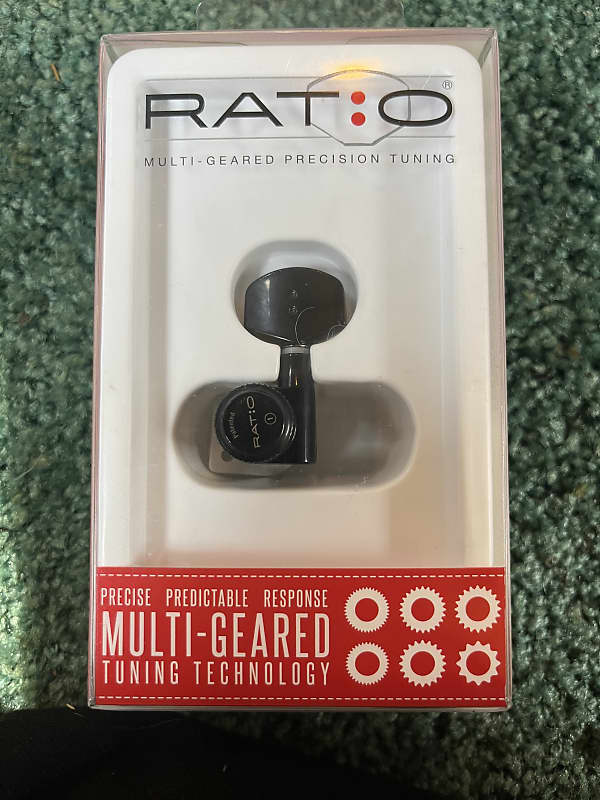 Graphtech Ratio 3+3 Locking Tuners 2021 Black | Reverb