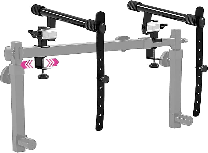 2 Tier Keyboard Stand Attachment Arms Only Adjustable | Reverb