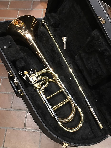 Getzen Bass Trombone 1052FDR Rose Gold | Reverb