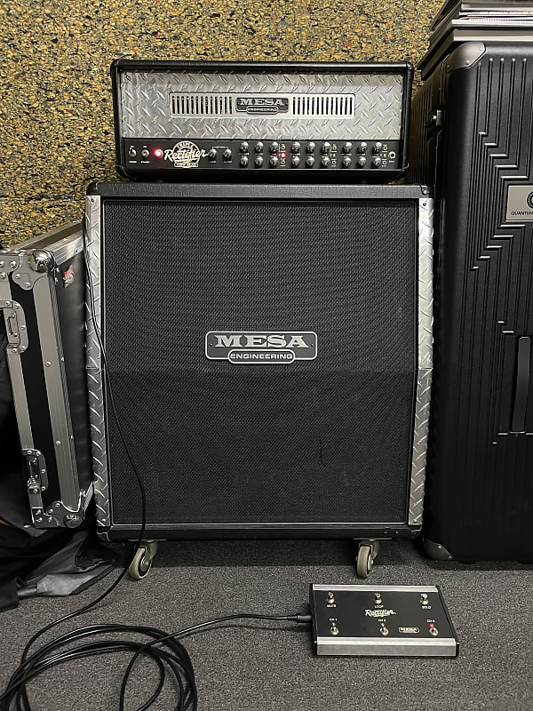 Mesa Boogie Triple Rectifier Half Stack 4x12 OS Diamond Plate | Reverb