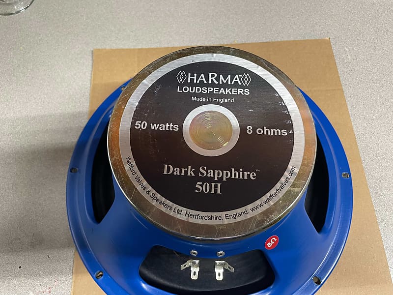 12 inch Harma Dark Sapphire 50 H Speaker -new | Reverb