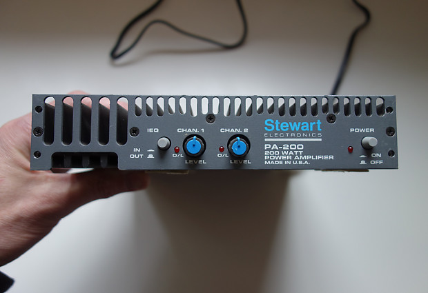 Stewart Electronics PA-200 200w Power Amplifier (2 of 2) | Reverb
