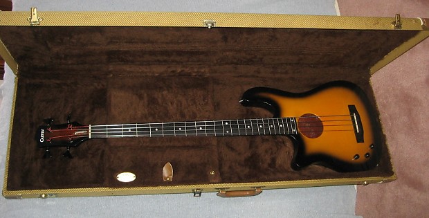 Carvin AC-40 lefty LEFT-handed lined-fretless acoustic | Reverb