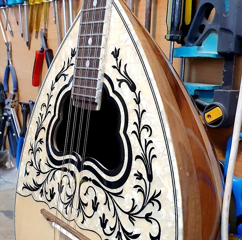 Original Bouzouki Handmade Traditional 8 String Greek Reverb