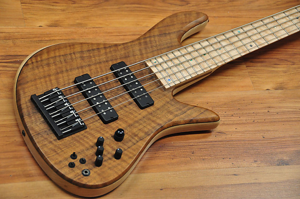 Fodera Emperor Deluxe 5 Semi Hollow Walnut | Reverb