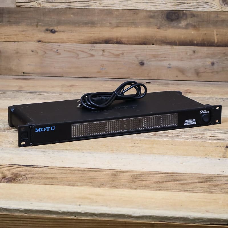 MOTU 24 I/O 24-Channel AD DA Converter 24IO Audio Audiowire | Reverb