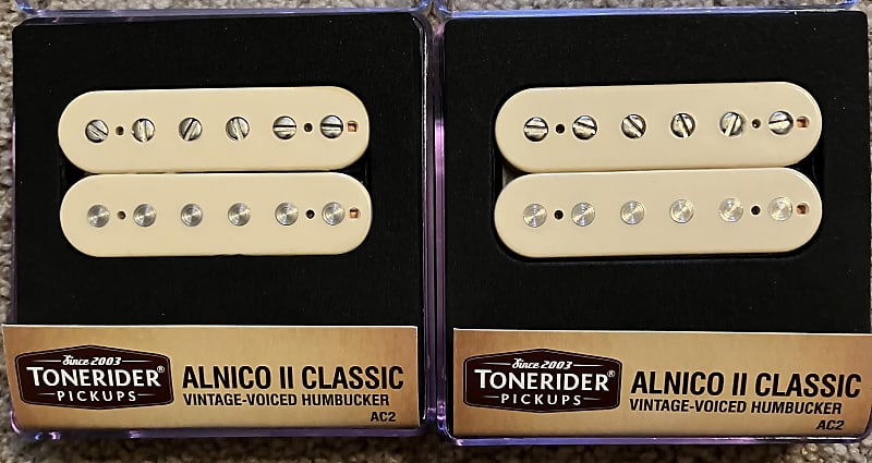 Tonerider Alnico II Classic Humbucker Set - Double Cream | Reverb